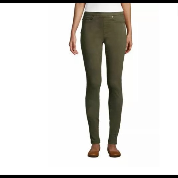 Lands' End | Jeans | Lands End Womens Hr Pull On Skinny Gd Jean Forest ...
